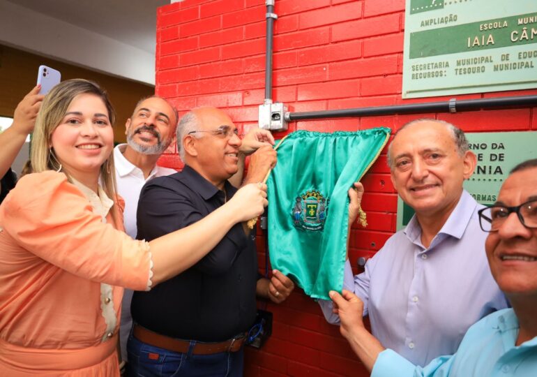 Rogério Cruz inaugura reforma e ampliação do Cmei Nion Albernaz ...